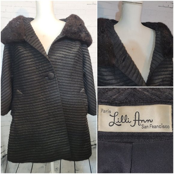 Lilli Ann | Jackets & Coats | Vintage 96s Lilli Ann San Francisco Tisse ...